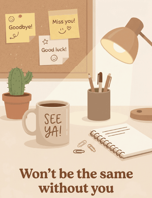 Farewell Cards Online | Free Group Goodbye Cards | LovingEcards