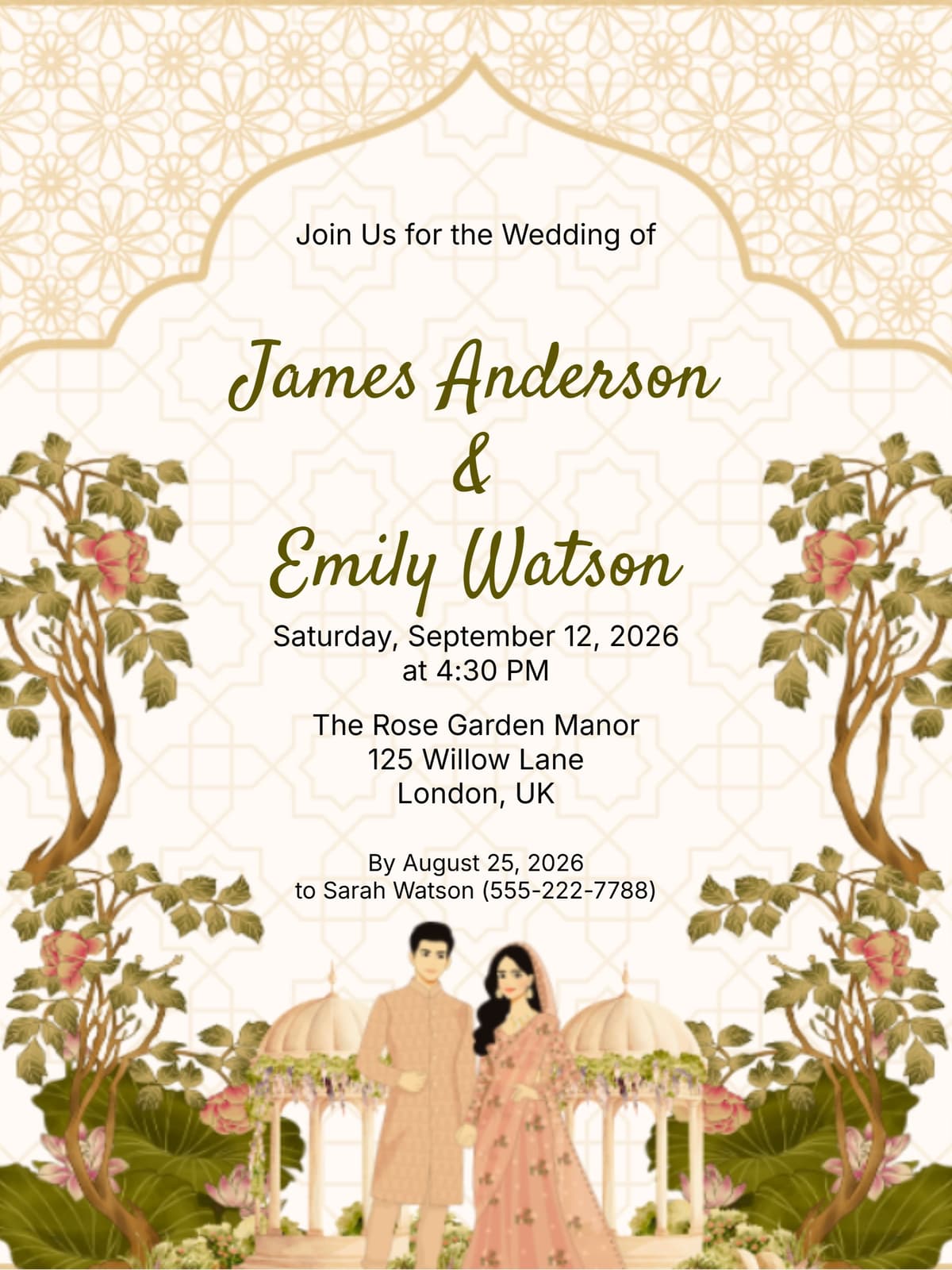 Free Wedding Invitations Online – Customizable Templates | LovingEcards