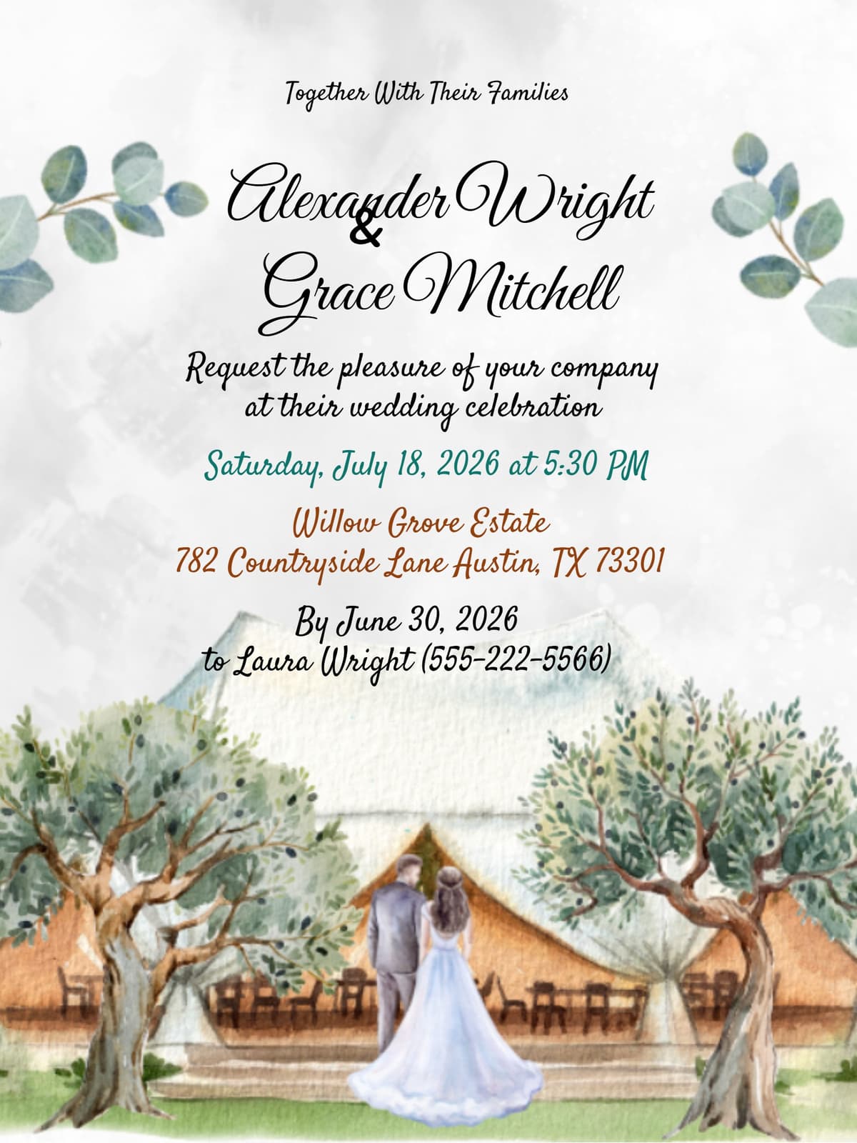 Free Wedding Invitations Online – Customizable Templates | LovingEcards