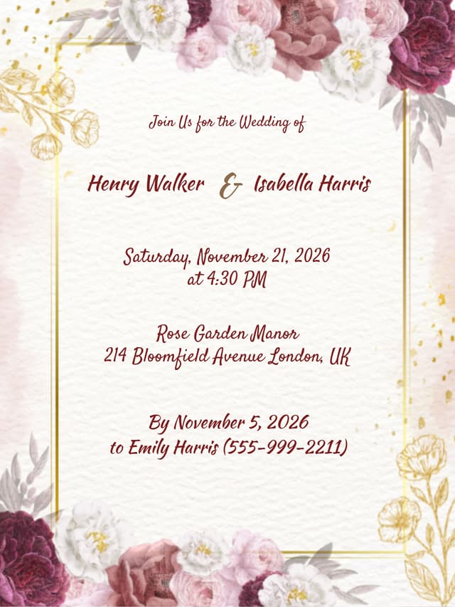 Free Wedding Invitations Online – Customizable Templates | LovingEcards